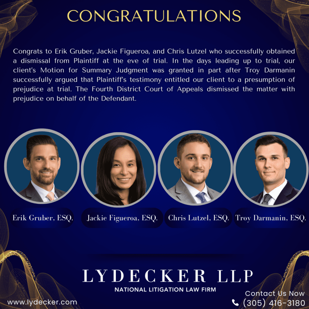 Lydecker, an AV-rated Full-Service Law Firm with Over 150 Attorneys ...